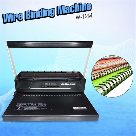 Qw12m Wire Binding Machine A4 Size Shopee Philippines