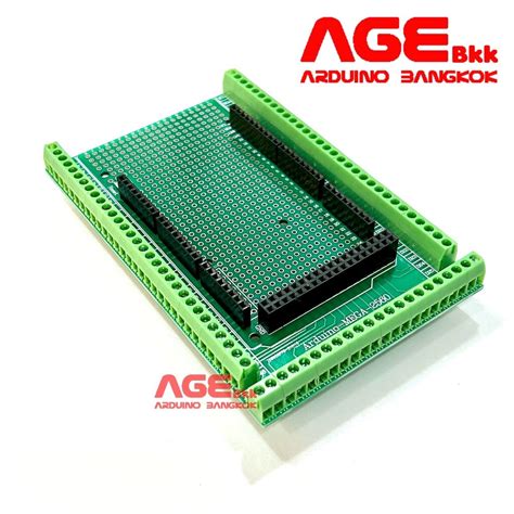 โมดูลขยายขา Mega2560 แบบ Pcb Phototype Screw Terminal Block Arduino