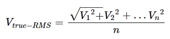 True RMS Root Mean Square Accuenergy