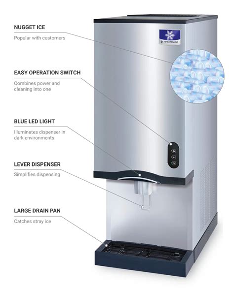 Manitowoc Ice Cnf0202a L 315 Lb Countertop Nugget Ice And Water Dispenser