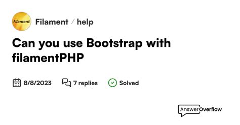 Can You Use Bootstrap With Filamentphp Filament