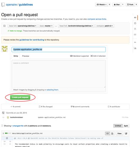 Editing The Guidelines — Openaire Guidelines Documentation