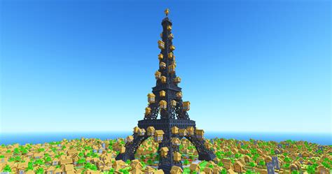 Minecraft Village Eiffel Tower Charliecustard Builds Download