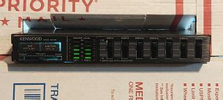 Old School Vintage Kenwood Kgc 4030 7 Band Equalizer Amplifier Fully