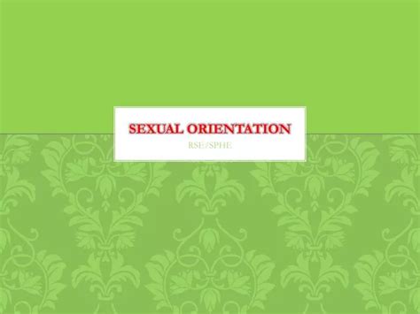Ppt Sexual Orientation Powerpoint Presentation Free Download Id