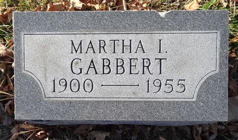 Martha Gabbert 1901 1955 Find A Grave Memorial