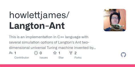 github howlettjames langton ant this is an implementation in c