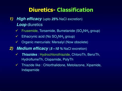 Ppt Diuretics 1 Of 2 Powerpoint Presentation Free Download Id 1113253