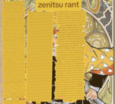 Zenitsu Rant🧡🧡 I Love Him Relatable Favorite Character