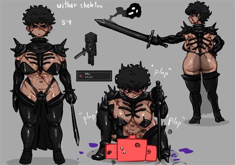 Rule 34 Dominant Female Female Humanized Minecraft Sex Tagme Trophimos Wither Skeleton Wither