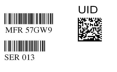 Uid Labels Iuid Labels Comply With Mil Std 130 Pre Printed