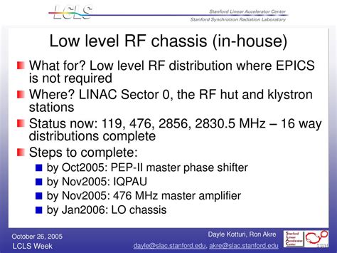 LLRF and Beam-based Longitudinal Feedback Readiness - ppt download