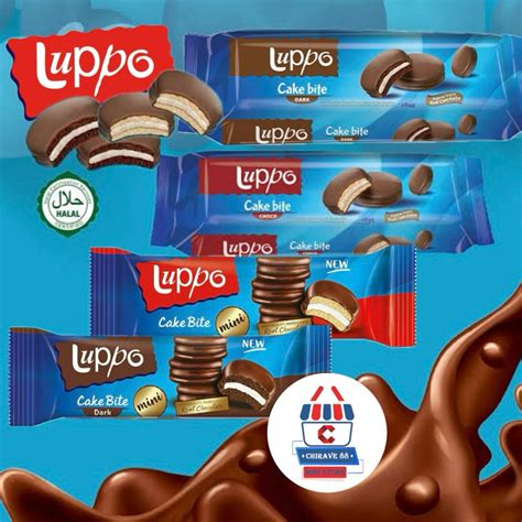 Jual New Luppo Cake Bite Mini 55g And 184g Shopee Indonesia