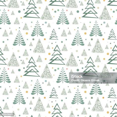 손으로 그린 크리스마스 트리 원활한 패턴 스케치 새해 트리 인쇄 낙서 반복 크리스마스 전나무 배경 낙서 겨울 숲 벽지 노엘 직물 크리스마스 트리 포장 원활한 디자인 전나무에
