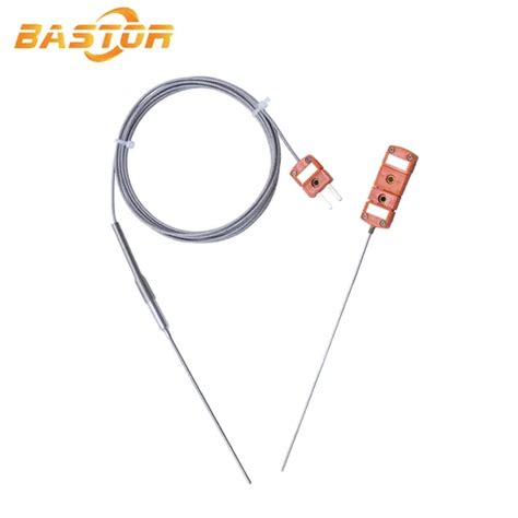1000 Degree Industrial High Temperature Sensor 3mm Probe K N Type