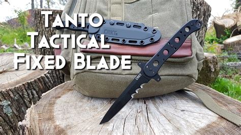 Crkt M16 13fx Kit Carson Tactical Tanto Fixed Blade Overview Youtube