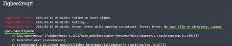 Zigbee2mqtt Suddenly Keeps Failing Daily And Host Needs Reboot Zigbee