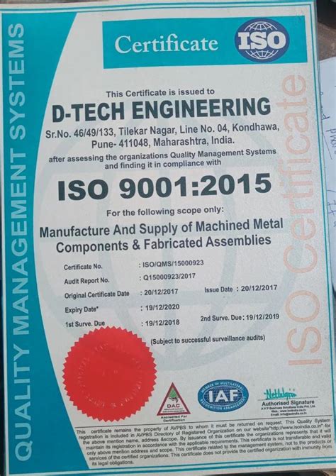 D Tech Engineering Manufacturer From Pune India About Us