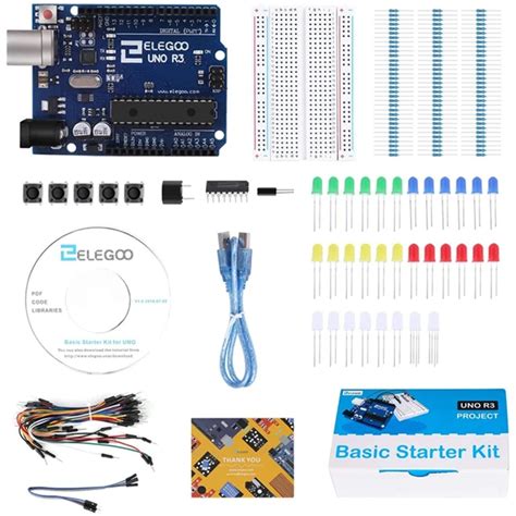 Elegoo Uno R3 Super Starter Kit With Tutorial Compatible 45 Off