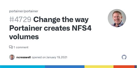 Change The Way Portainer Creates NFS Volumes Issue Portainer Portainer GitHub
