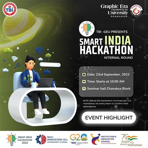 Im Grateful To Be Part Of Smart India Hackathon Conducted By Graphic Era University Rishabh Sinha