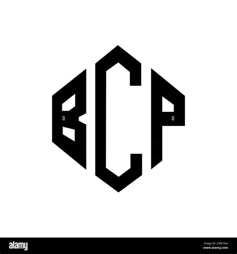 Bcp Letter Logo Design With Polygon Shape Bcp Polygon And Cube Shape