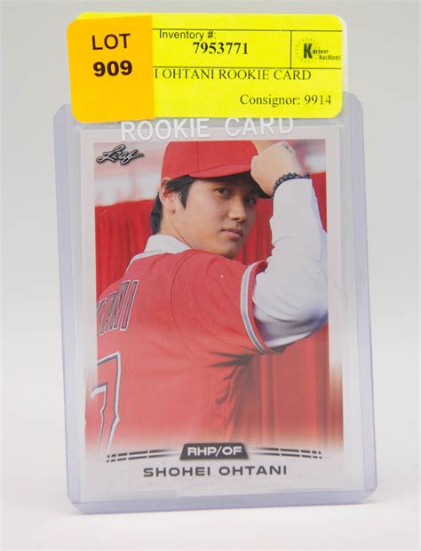 Shohei Ohtani Rookie Card