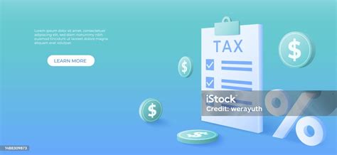 3d 세금 및 달러 돈 배경입니다 재무 관리 개념입니다 세금 계산 및 회계 벡터 아트 그림입니다 계산기에 대한 스톡 벡터 아트 및 기타 이미지 Istock