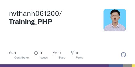 Github Nvthanh Training Php