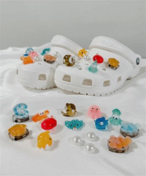 🔥특가🔥15pcs 바다 생물 친구들 지비츠 세트 Led파츠 에이블리