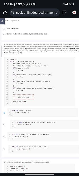 iitmadras bs degree week 3 computational thinking graded assignment