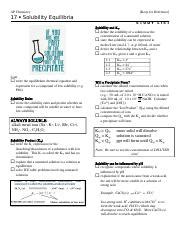 Understanding Solubility Equilibria Exploring Solubility Rules Course Hero