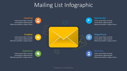 Mailing List Infographic For Presentations In PowerPoint Google Slides And Keynote PPT Star
