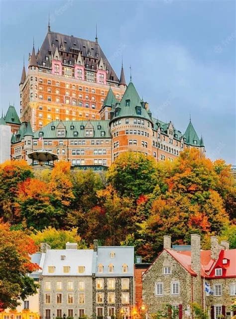The Fairmont Le Château Frontenac In Old Quebec City And Commonly Referred To As The Château
