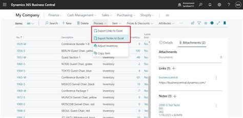 Yun Zhu On Linkedin Dynamics 365 Business Central How To Export Links And Notes System…