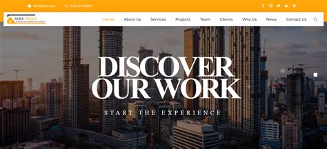 Latest Multipurpose Responsive Html Template Aura Construction