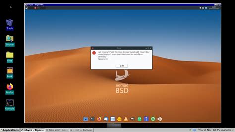 fatal error usr libexec nomadbsd setup commit returned with error