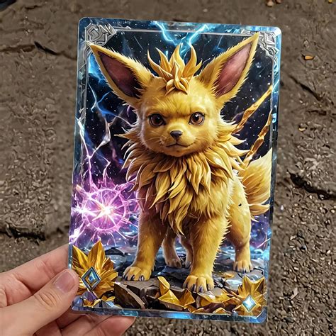 Realistic Holographic Jolteon Card By Illiamorza2 On Deviantart