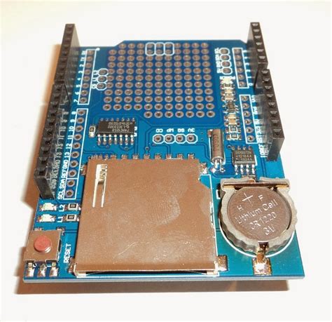 Loja Brasilrobotics Shield RTC Entrada SD Para Arduino R 29 00
