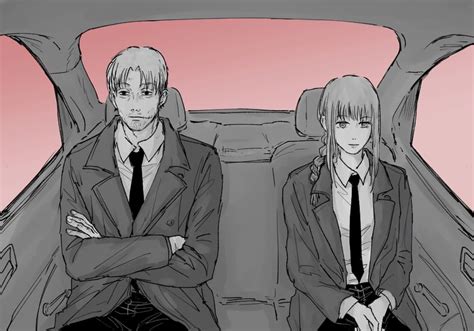 Makima And Kishibe Chainsaw Man Drawn By Haevaf Danbooru