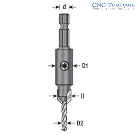 Cnc Drill Bit Replacement Carbide Tipped Countersink 3 16 Drill Cnc