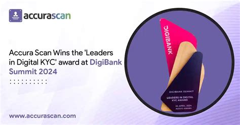 Accura Scan Wins Leaders In Digital Kyc Award At Digibank