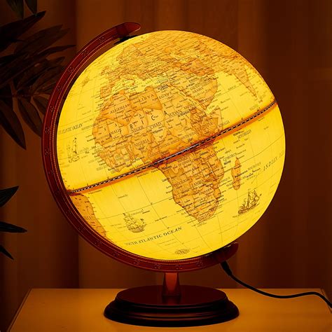 Amylove 13 Illuminated World Globe With Stand 720°360