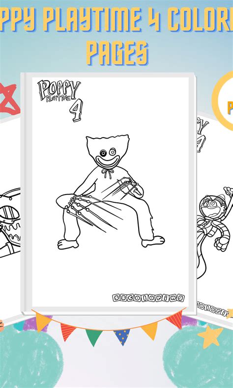 Poppy Playtime 4 Coloring Pages