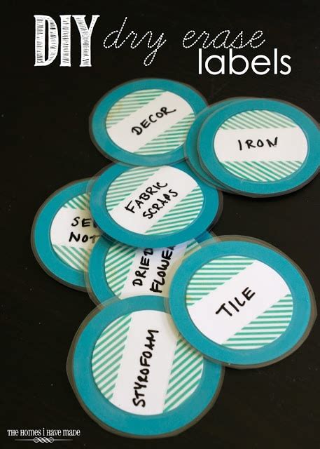 DIY Dry Erase Labels The Homes I Have Made