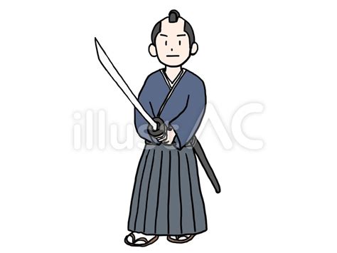 侍のイラストイラスト No 23049960｜無料イラスト・フリー素材なら「イラストac」