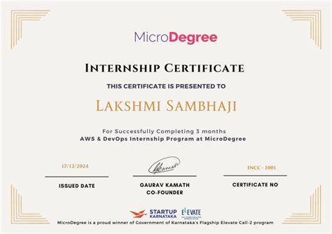 Lakshmi Sambhaji On Linkedin Awsdevops Skilldevelopment Cloudinnovation