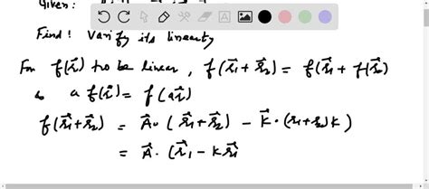 ⏩solved are the following linear functions prove your conclusions
