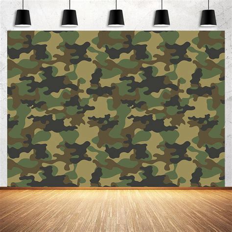7x5 Ft Abstract Camouflage Backdrop Soldier Military Background Army Party
