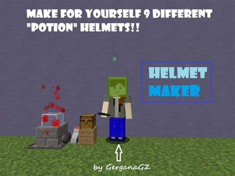 [one Command Creation] Helmet Maker Helmet Laboratory 9 Potion Helmets By Gerganagz